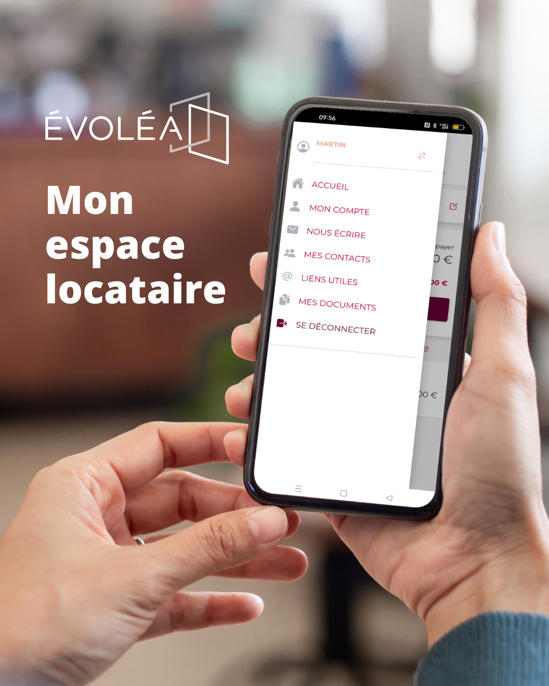 Mon espace locataire – Évoléa